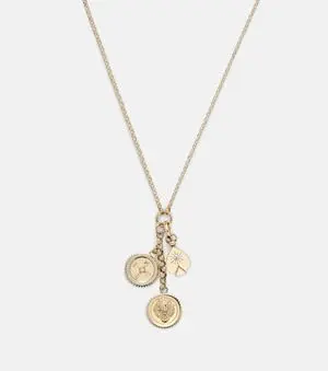 FOUNDRAE 18kt Yellow Diamond Pendant Necklace