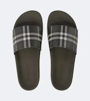 Burberry Check Slides