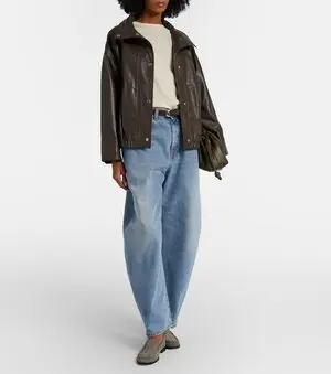 RÓHE Barrel-leg Jeans In Classic Cotton