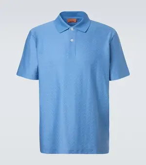 Missoni Zigzag Cotton Polo Shirt