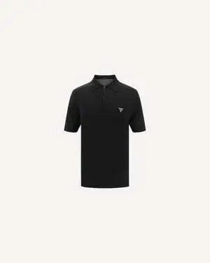 Prada Virgin Wool Polo Shirt