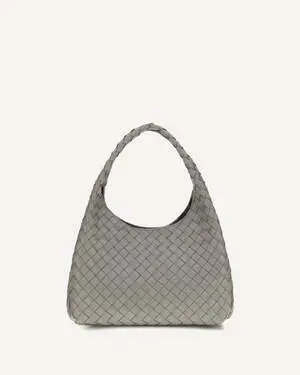 Bottega Veneta BOTTEGA VENETA Campana Shoulder Bag Grey