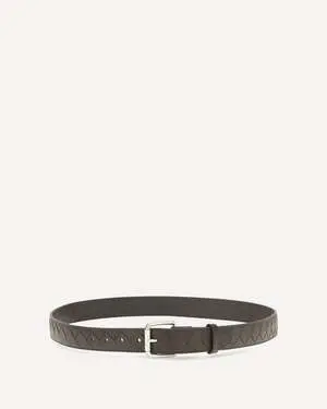 Bottega Veneta Intrecciato Woven Leather Belt
