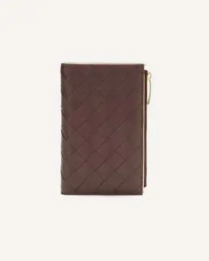 Bottega Veneta Medium Bi-fold Intrecciato Wallet