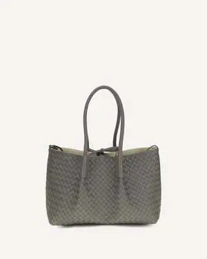Bottega Veneta Pinacoteca Tote Bag - Grey