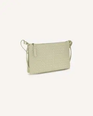 Bottega Veneta Intrecciato Shoulder Bag - Cream