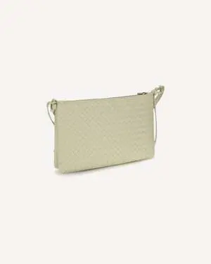 Bottega Veneta Intrecciato Shoulder Bag - Cream
