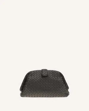 Bottega Veneta Small Lauren 1980 Clutch - Brown