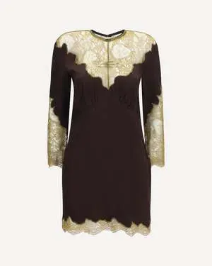 Attico Lace Mini Dress - Multicolour