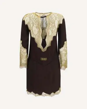 Attico Lace Mini Dress