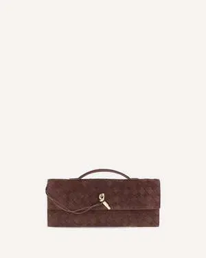 Bottega Veneta Bottega Veneta Andiamo Clutch Brown
