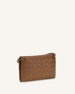Bottega Veneta Andiamo Clutch Bag With Knot Closure