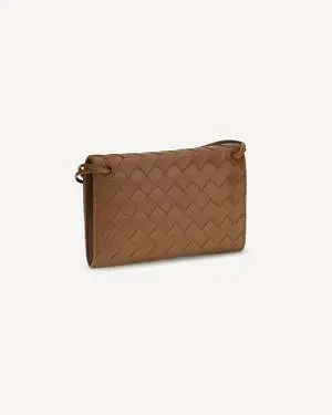 Bottega Veneta Andiamo Clutch Bag With Knot Closure