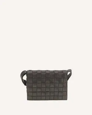 Bottega Veneta Orto Messenger Crossbody Bag - Brown