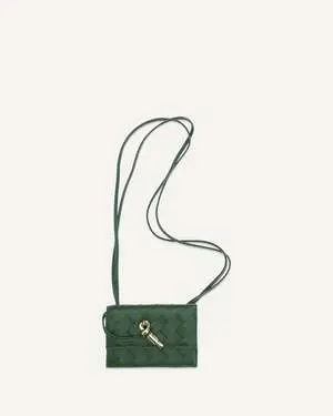 Bottega Veneta Andiamo Badge Holder - Green
