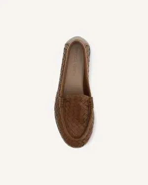 Bottega Veneta Silenzio Loafers - Brown