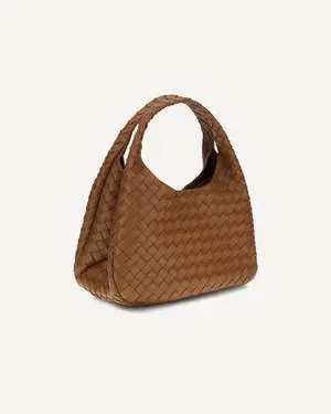 Bottega Veneta Campana Shoulder Bag - Brown