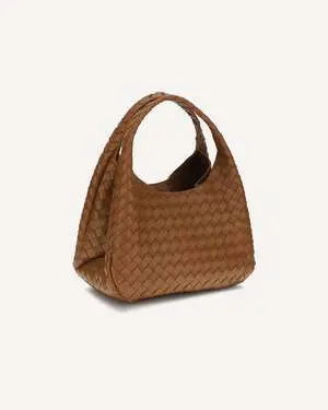 Bottega Veneta Campana Shoulder Bag - Brown