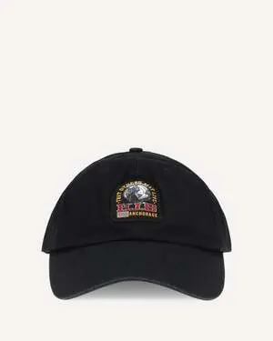 PARAJUMPERS Baseball Cap Leod With Logo - Black