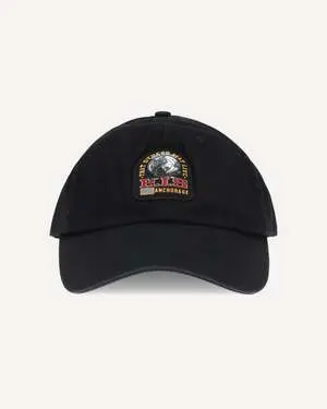 PARAJUMPERS Baseball Cap Leod With Logo - Black