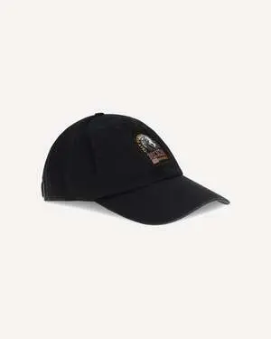 PARAJUMPERS Baseball Cap Leod With Logo - Black
