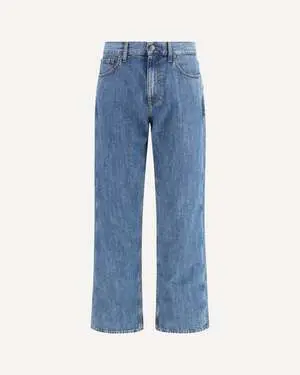 Burberry Straight Leg Jeans - Blue