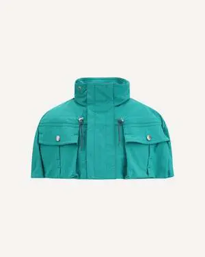 Prada Nylon Cape - Light Blue
