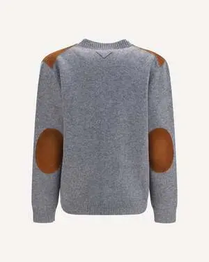 Prada Suede And Wool Cardigan