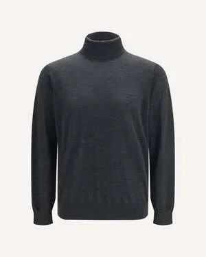 Giorgio Armani Cashmere Turtleneck Sweater - Grey