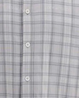 Off-White Padded Checked Shirt Jacket