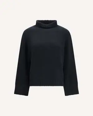 ALLUDE Cashmere Turtleneck Sweater