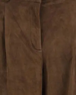ARMA Suede Wide Leg Trousers