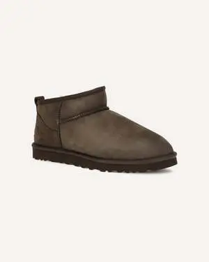 UGG Classic Ultra Mini Suede Boots - Brown