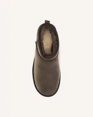 UGG Classic Ultra Mini Suede Boots - Brown