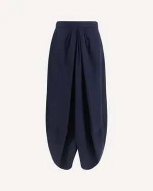 Giorgio Armani Pleated Silk Skirt