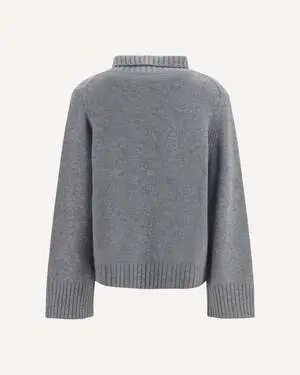 ALLUDE Cashmere Turtleneck Sweater