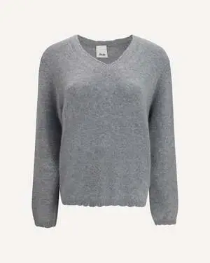 ALLUDE V Neck Weater