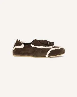 Fratelli Rossetti Suede Slip-on Loafers With Tassel