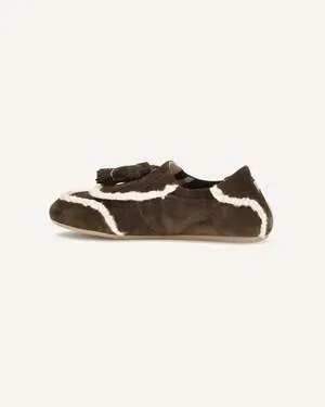 Fratelli Rossetti Suede Slip-on Loafers With Tassel