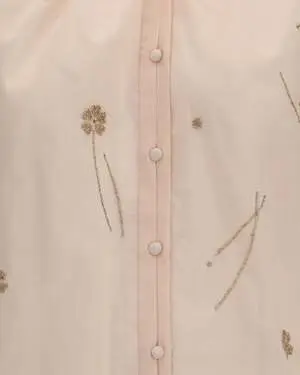 FORTE_FORTE Embroidered Voile Bohemian Shirt