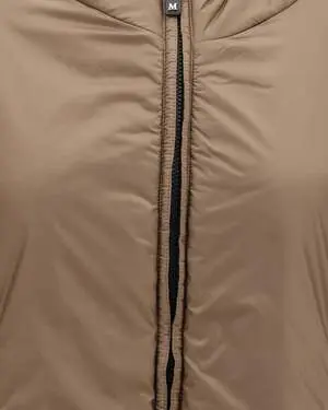 Max Mara Padded Vest With Hood - Brown