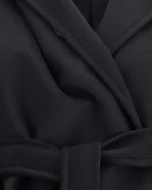 Max Mara Wool Drap Robe Coat