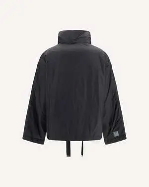 Max Mara Short Padded Jacket In Water Repellent Canvas