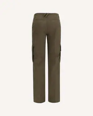 Burberry Gabardine Cargo Pants - Green