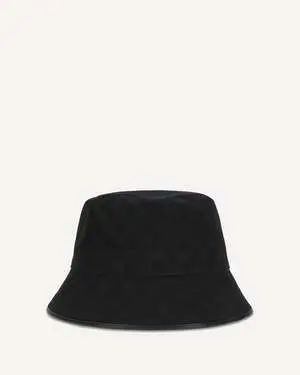 Gucci Gg Cotton Canvas Bucket Hat - Black