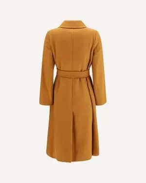 Max Mara Double Breasted Wool Coat - Beige