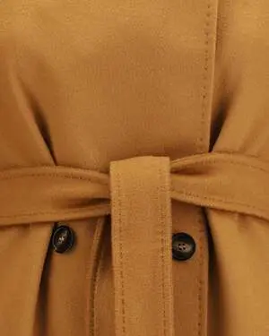 Max Mara Double Breasted Wool Coat - Beige