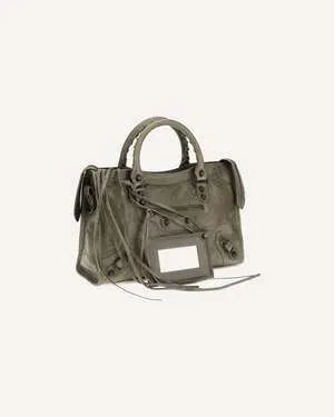 Balenciaga Small Le City Handbag - Green
