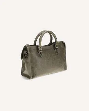 Balenciaga Small Le City Handbag - Green