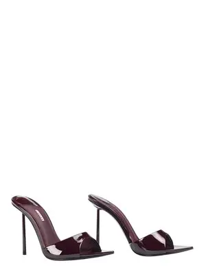 LE SILLA Bella Patent Leather Stiletto Sandals - Red
